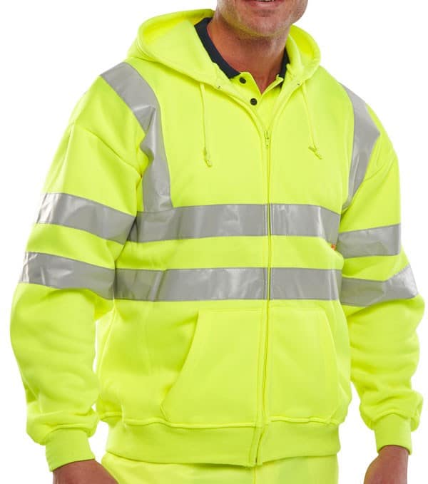 Standard Hi Viz Hoodie Yellow – Storehouse Safety