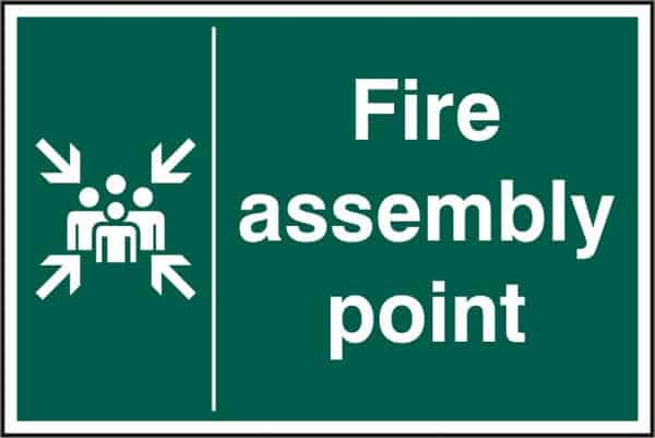 Fire Assembly Point Rigid Pvc (5 Pack) – Storehouse Safety